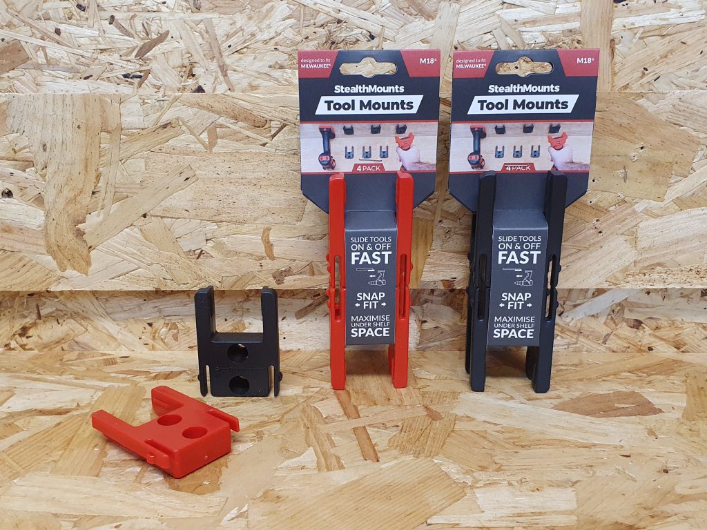 Milwaukee M18 Tool Mount (4-Pack) | Compact Storage for Power Tools